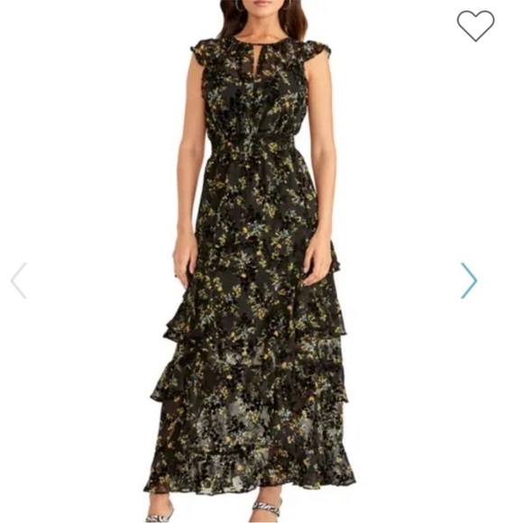 RACHEL Rachel Roy | Dresses | Rachel Rachel Roy Tiered Floral Maxi ...